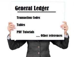 SAP FI General Ledger tutorial, tcodes, tables & PDF training guides ...